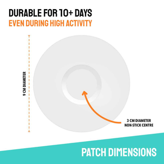 Dexcom Patches for G7 & ONE+ Sensors | 10 Day Secure Hold , 20 Pack