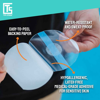 Freestyle Libre Sensor Patches - Skin-Safe | 10+ Day Hold, 20 Pack