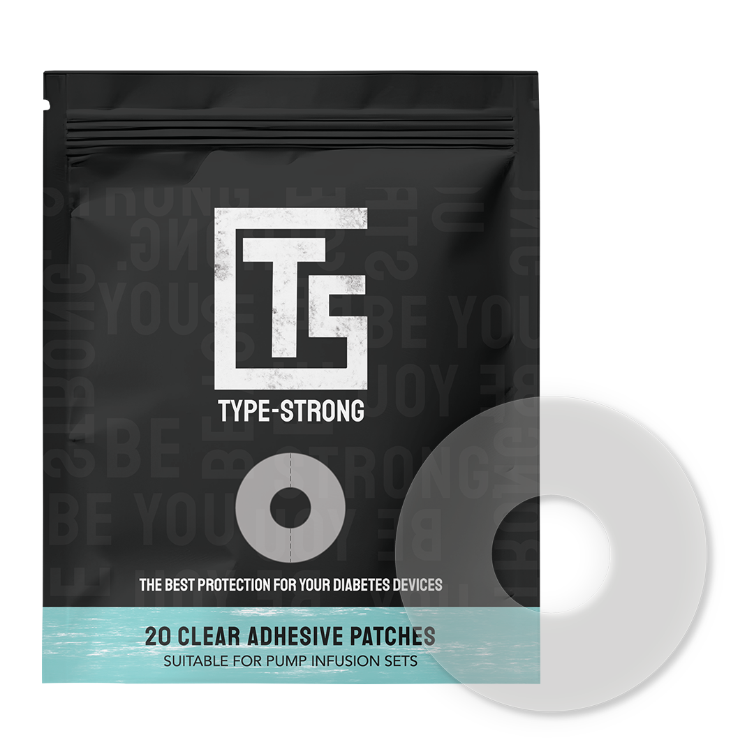 Pump Infusion Set Adhesive Patches | Protect your Pump Site – Type Strong