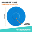 Medtronic Guardian Sensor Patches - Skin-Safe | 7+ Day Hold, 20 Pack